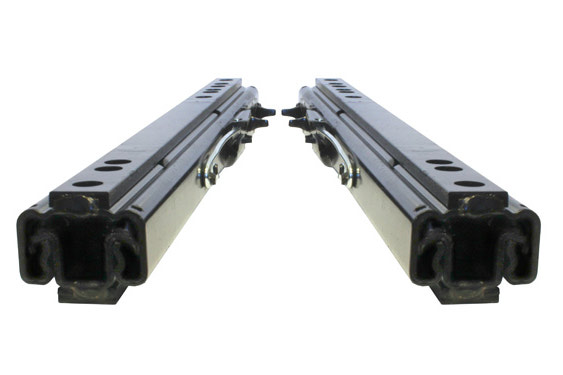 Reinforced Double Locking Slide Rails - No Handle