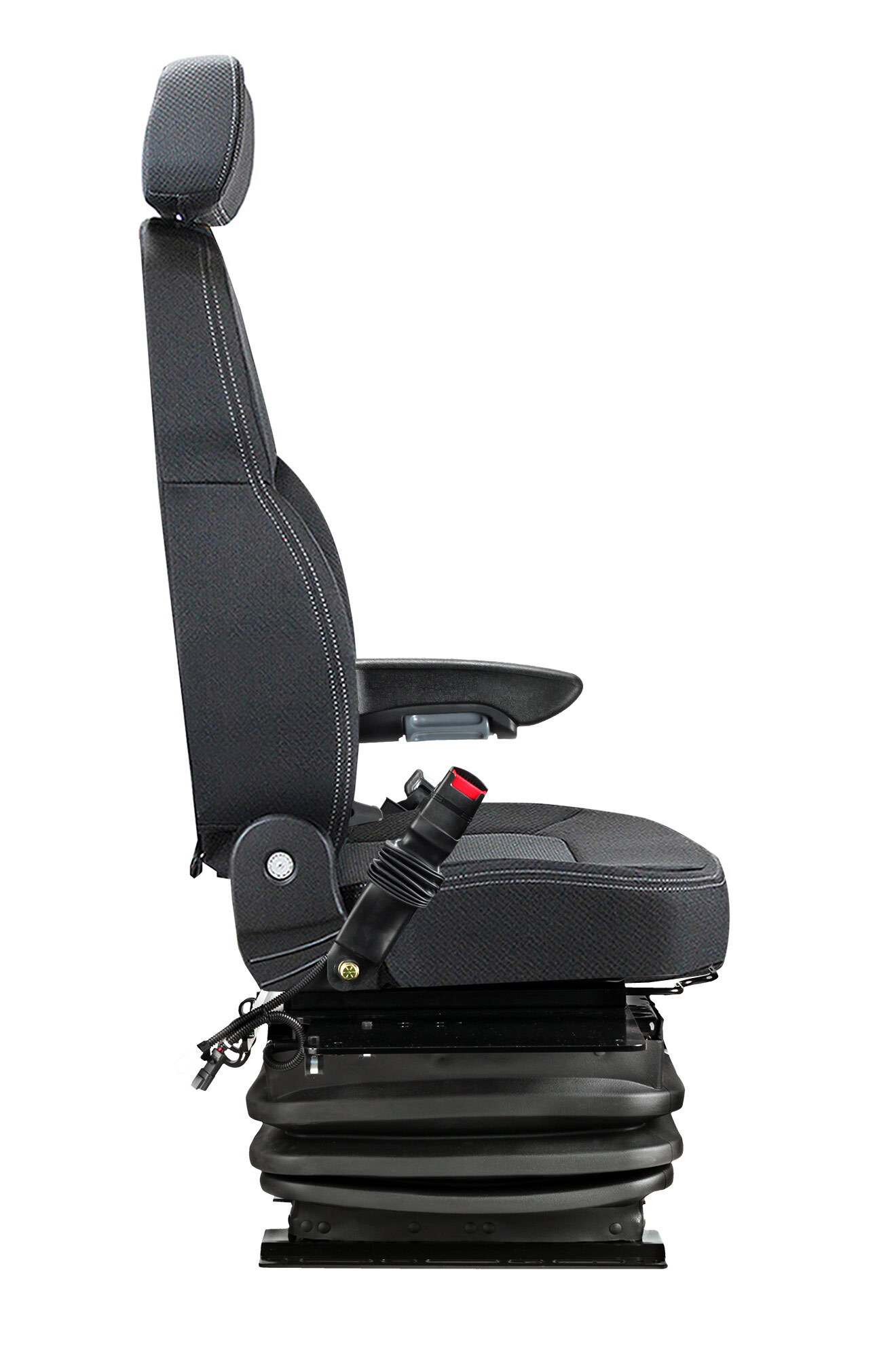 V878C KSU3 Komatsu Wheel Loader Air Suspension Seat with Double Dampers